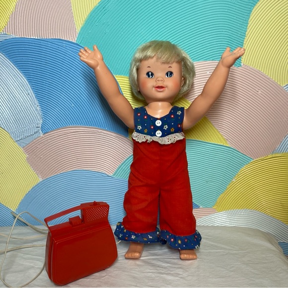 Vintage | Toys | Ideal Tippy Tumbles Doll Remote Vintage 977 Works ...